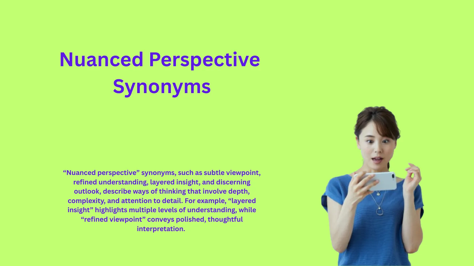 Nuanced Perspective Synonyms That Expand Thought Horizons