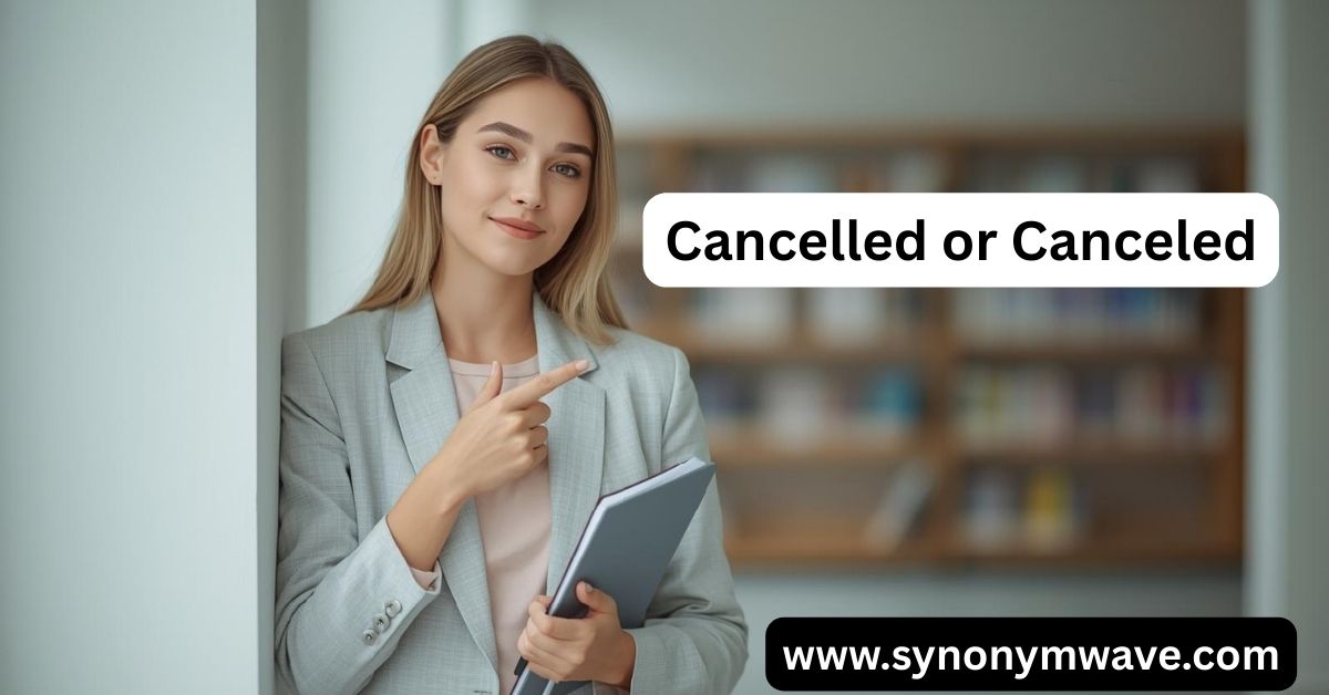 Cancelled or Canceled: Correct Word Explained With Examples