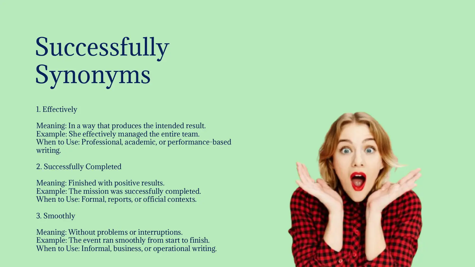 Successfully Synonyms That Showcase Winning Results